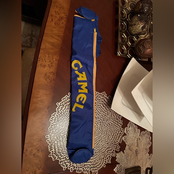 Other | Vintage Camel Pop Can Koozie Storage Cooler W Carrying Strap ...